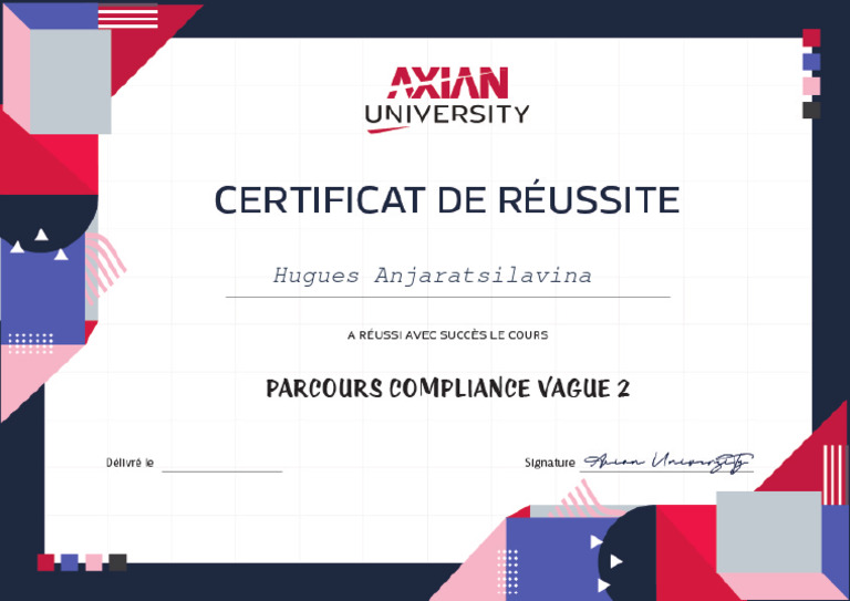 Parcous Compliance Vague 2 | PDF