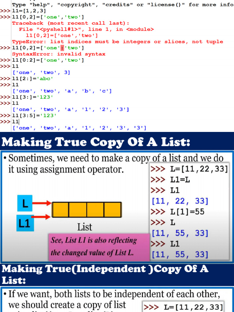 List Manipulation (1) 30 60 | PDF