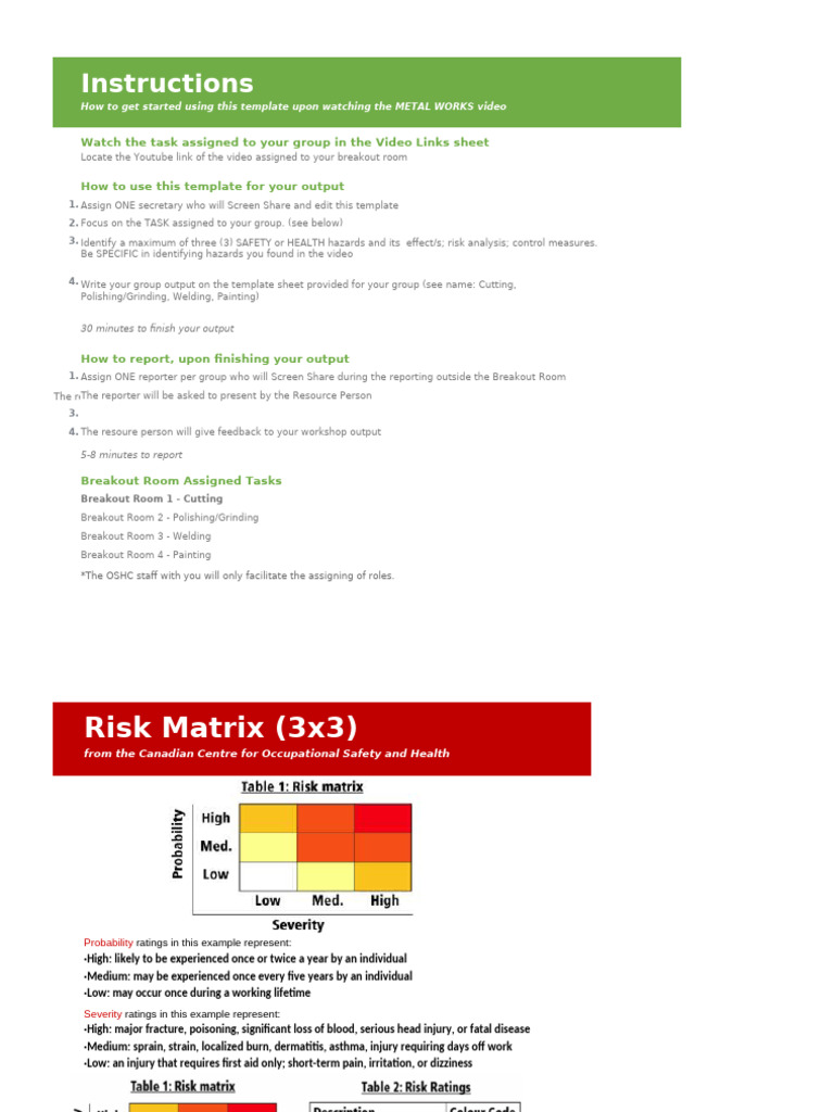 Group 1 HIRAC | PDF | Risk | Occupational Safety And Health