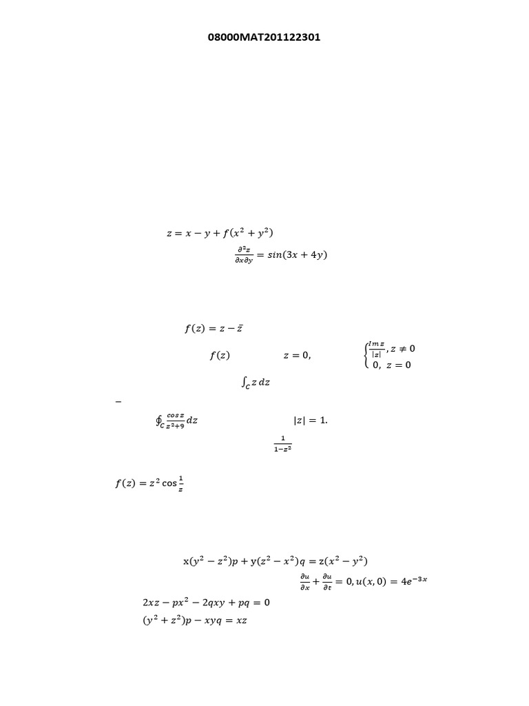 KTU MATHS S3 (2019 SCHEME) | PDF | Partial Differential Equation | Wave ...