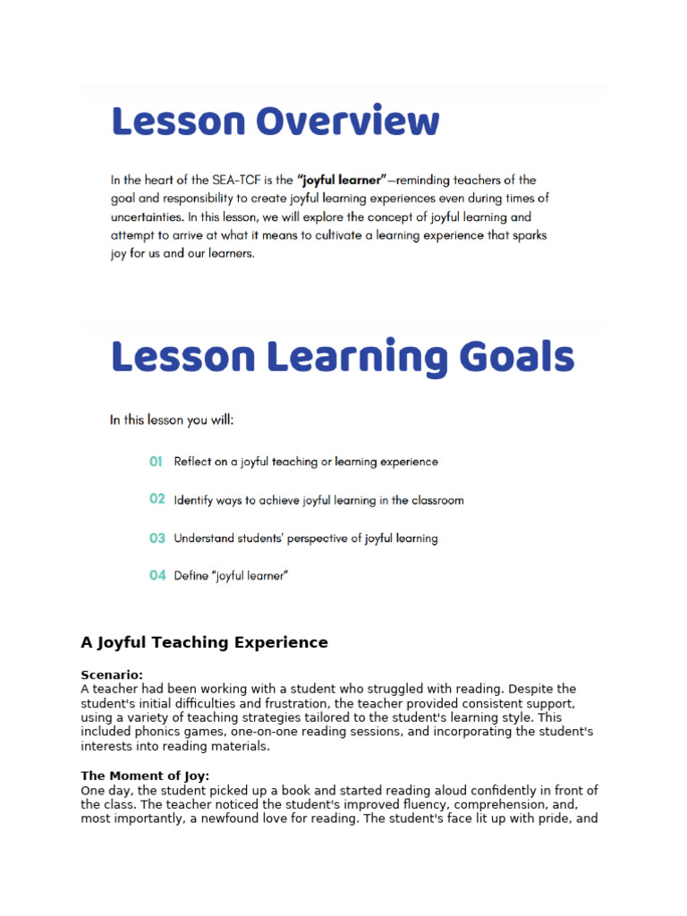 A Joyful Teaching Experience | PDF | Force | Teachers