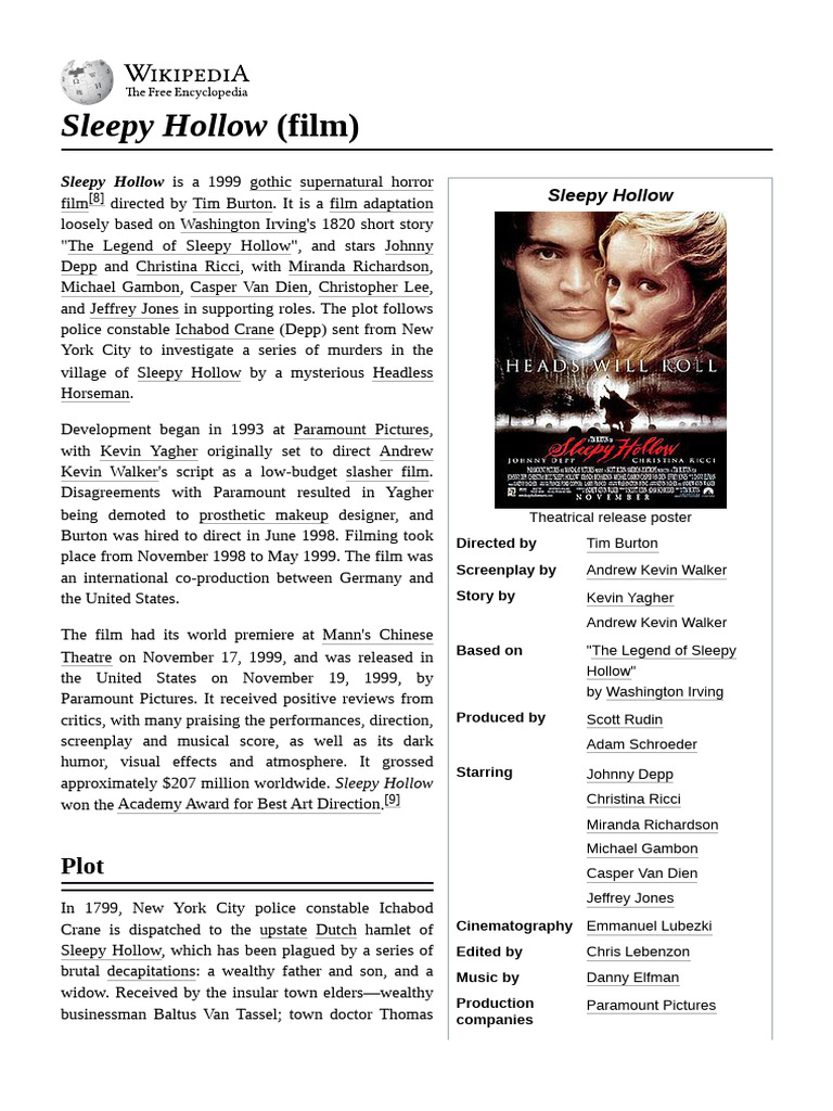 Sleepy_Hollow_(film)-1 | PDF