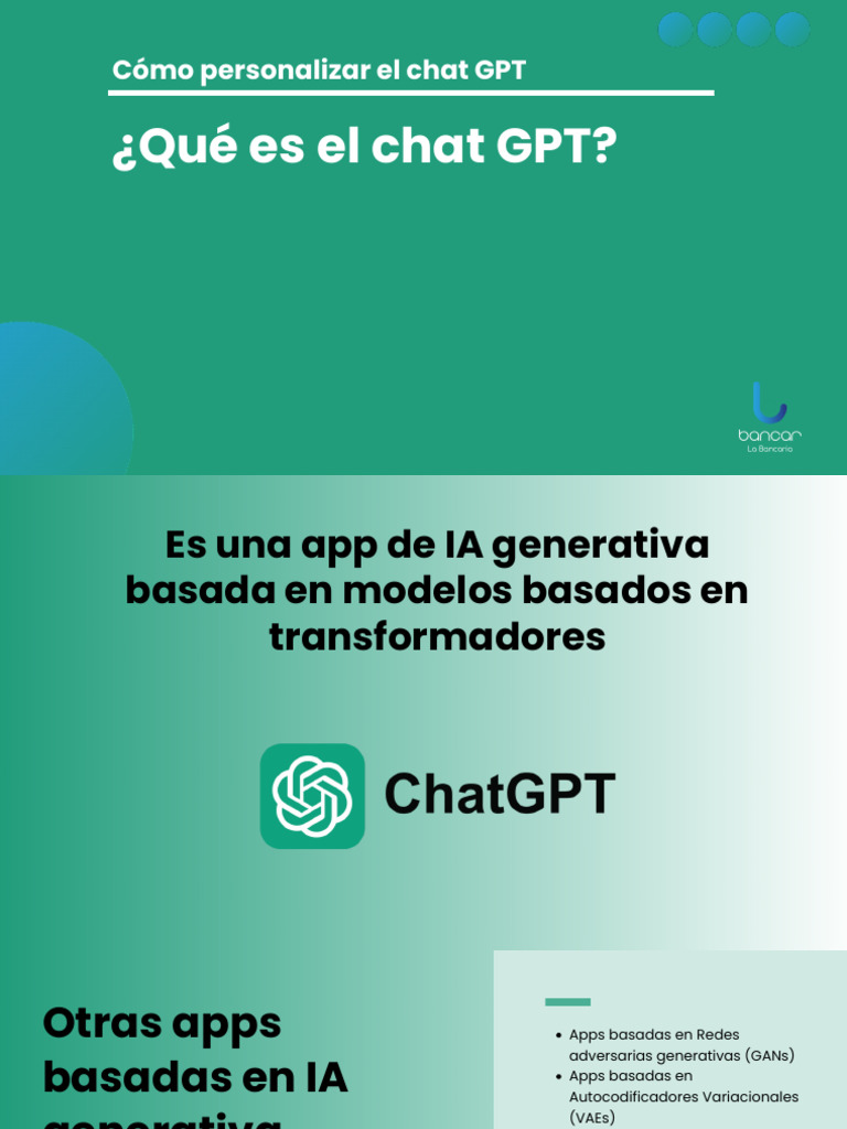 Chat GPT: Personalización y Usos | PDF