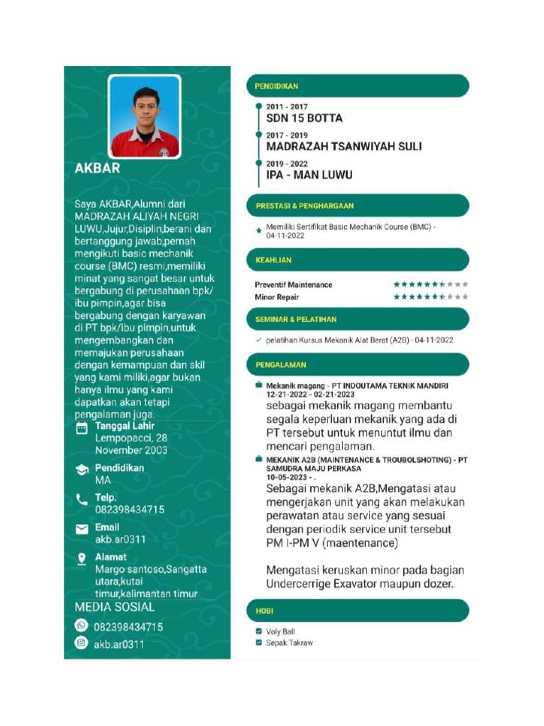 Akbar CV K - Compressed | PDF