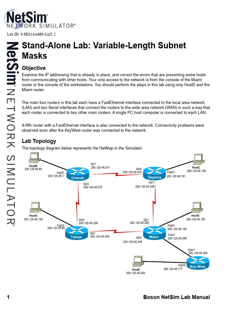 BÀI 9. Variable-Length Subnet Masks | PDF | Ip Address | Computer Network