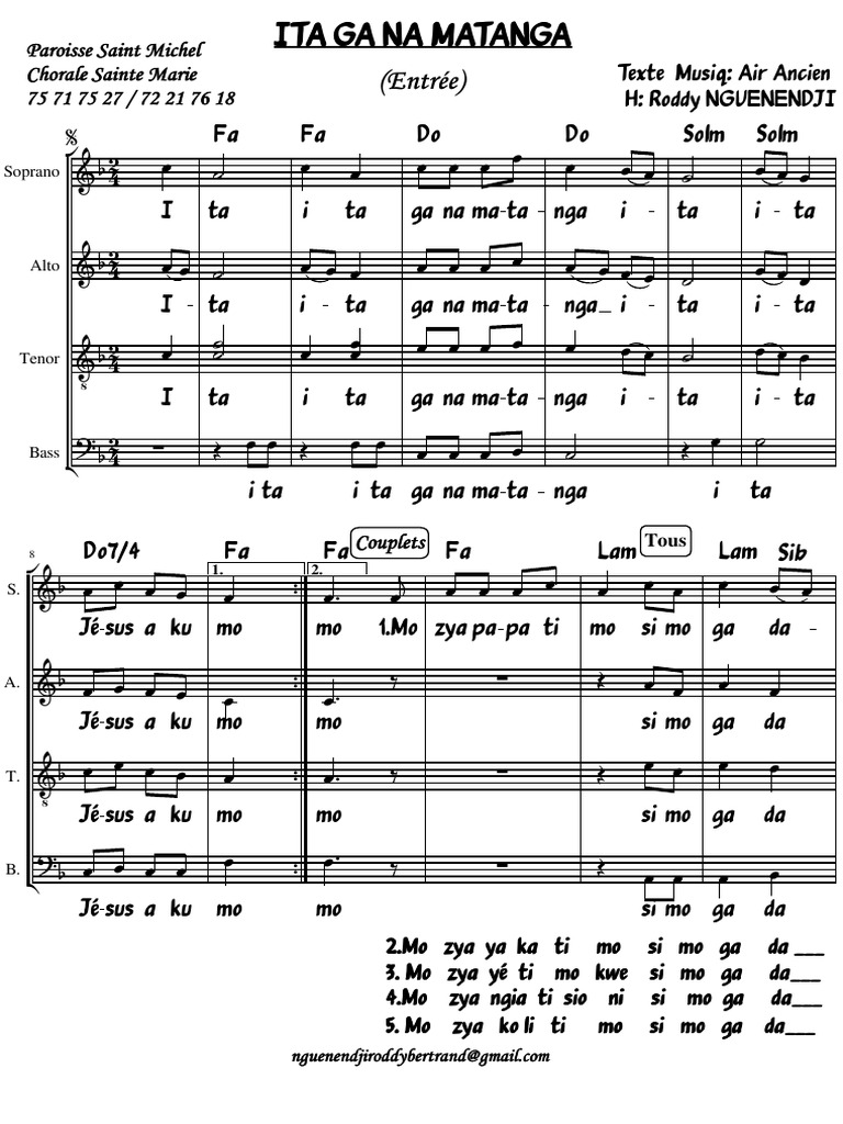 Ita Ga Na Matanga Roddy Nguenendji | PDF