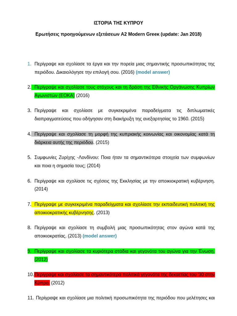 History past paper questions-1 | PDF