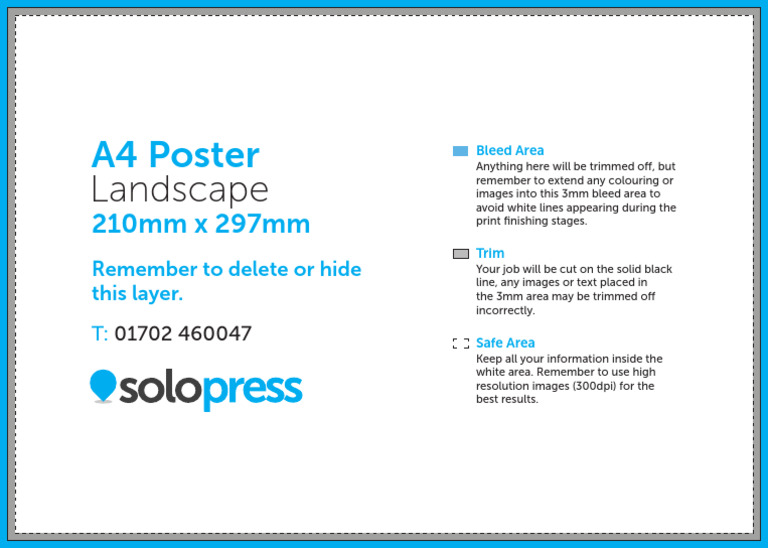 A4 Poster Landscape | PDF