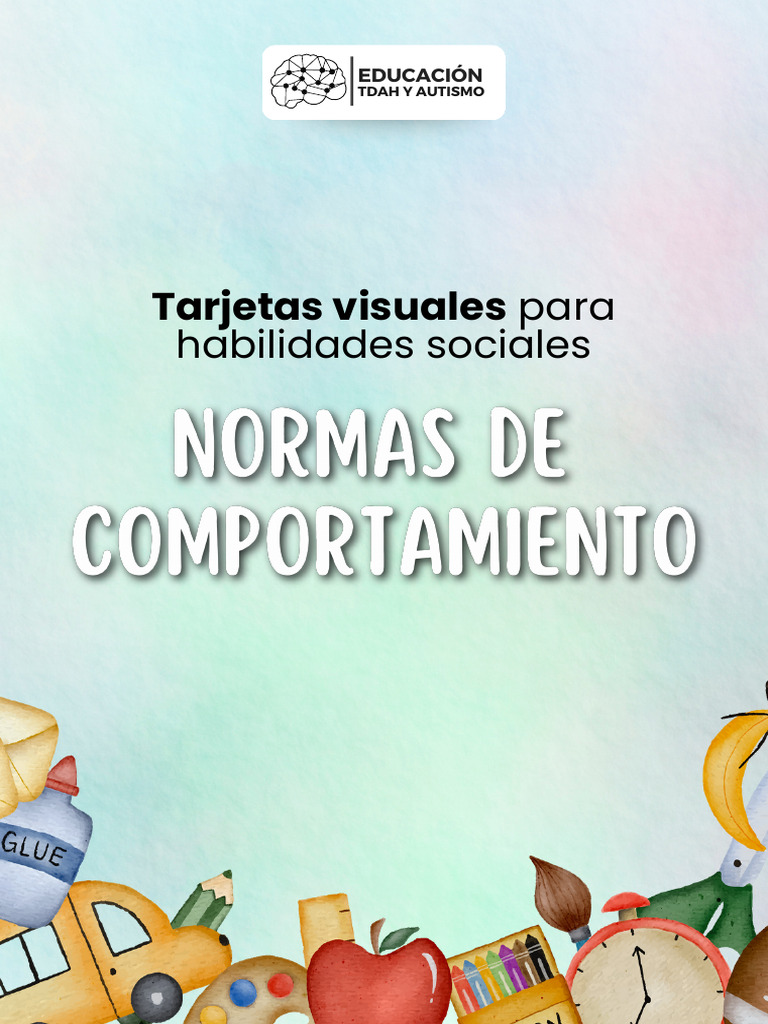 TARJETAS VISUALES - Pictogramas (Normas de Comportamiento) PDF | PDF