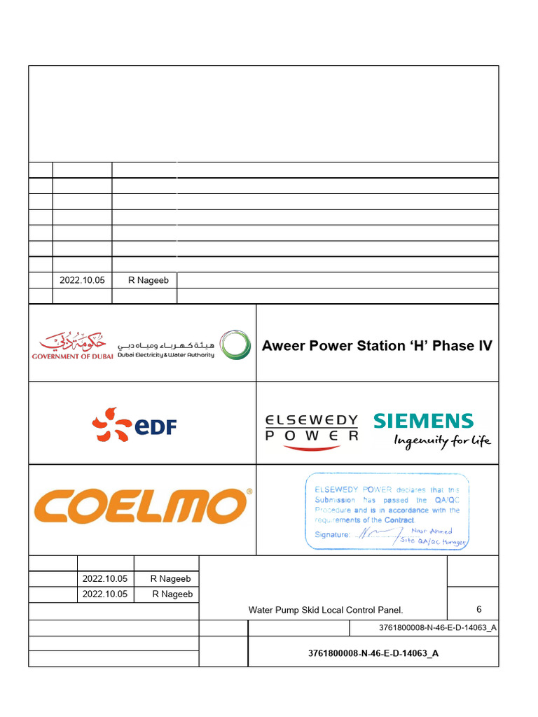 Emergency Diesel Generator Control Panel | PDF | Alternating Current ...