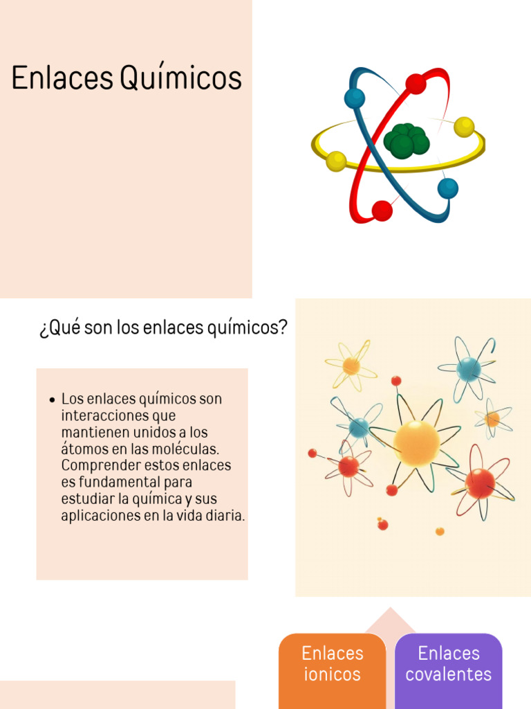 enlaces quimicospptx_20241014_180838_0000_241014_191441 | PDF | Enlace químico | Polaridad química