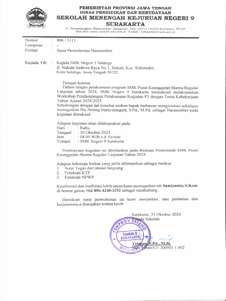 01 Surat Narsum 02 | PDF