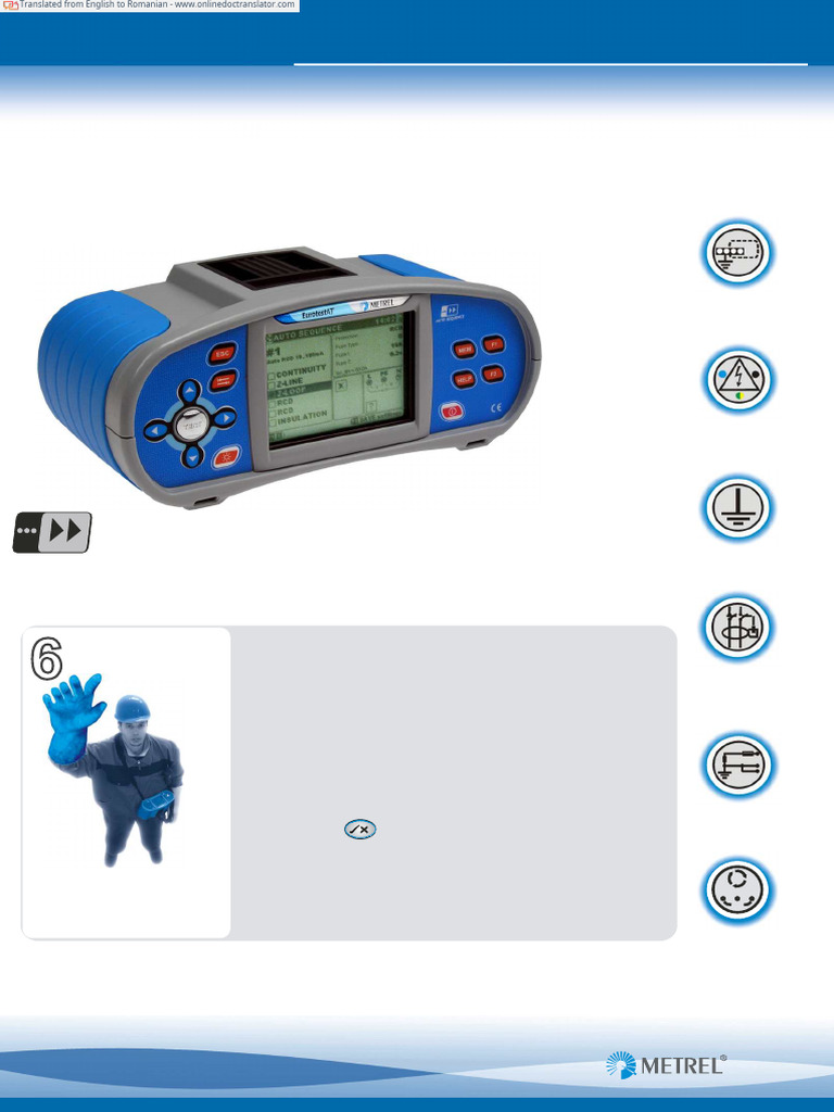 Metrel MI 3101 EuroTEST AT.en.ro | PDF