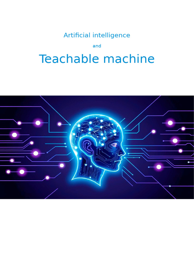 AI & Teachable Machine Guide | PDF