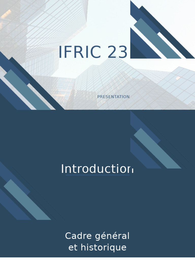 IFRIC | PDF | Comptabilité analytique