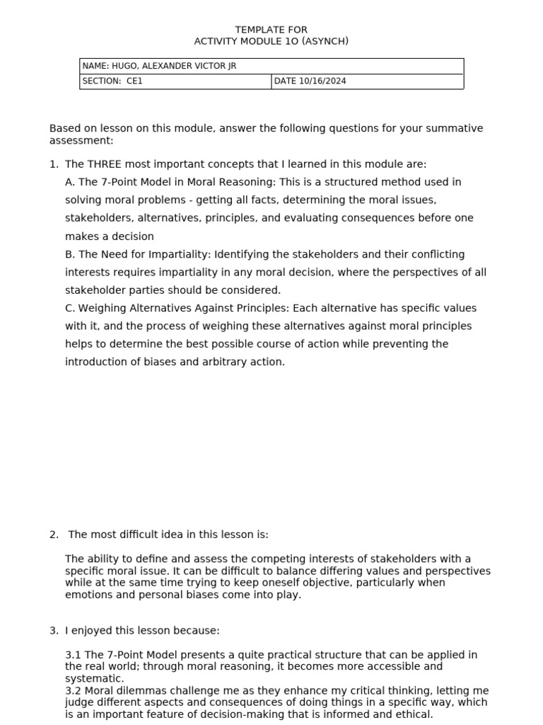 Module 10 (Asynch) - 1 | PDF