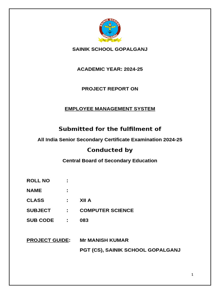 Employee Management System | PDF | Software Testing | Software