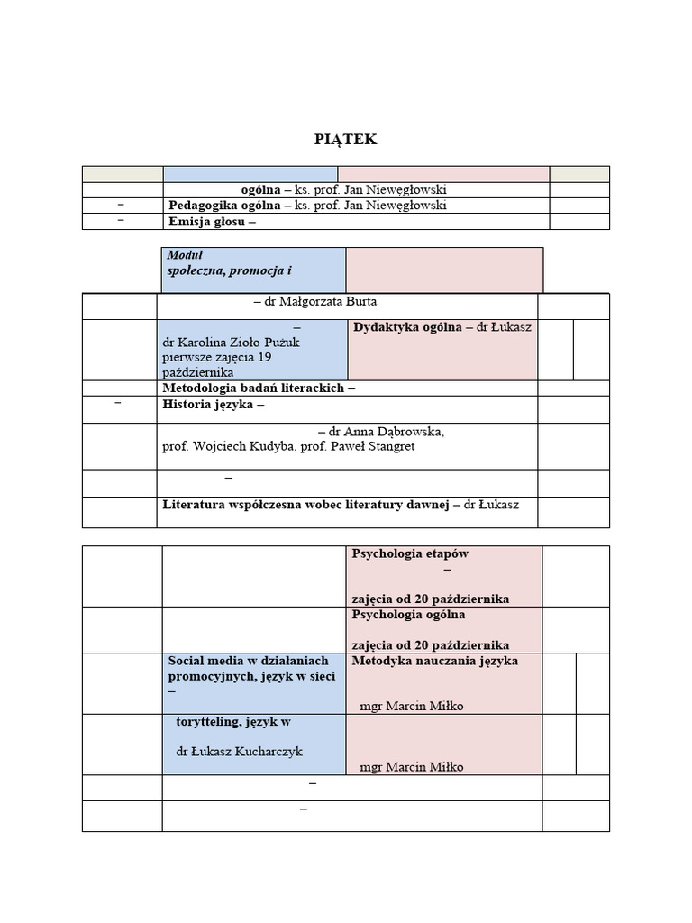 PlanFP2-semestr-zimowy-1 | PDF