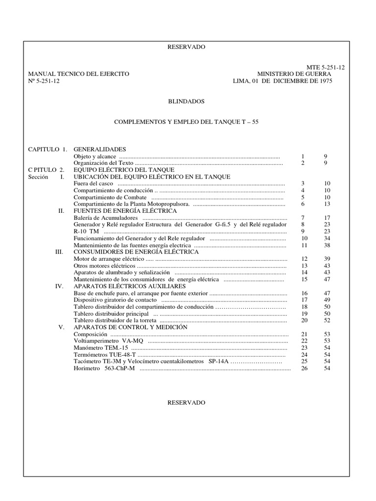 MTE 5 - 251-12 Comp y Emp Del TQ T-55 | PDF | Tanques | Cambiar