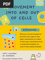 Chapter 3 - Movement Into and Out of Cells (Biology Notes 0610) | PDF ...