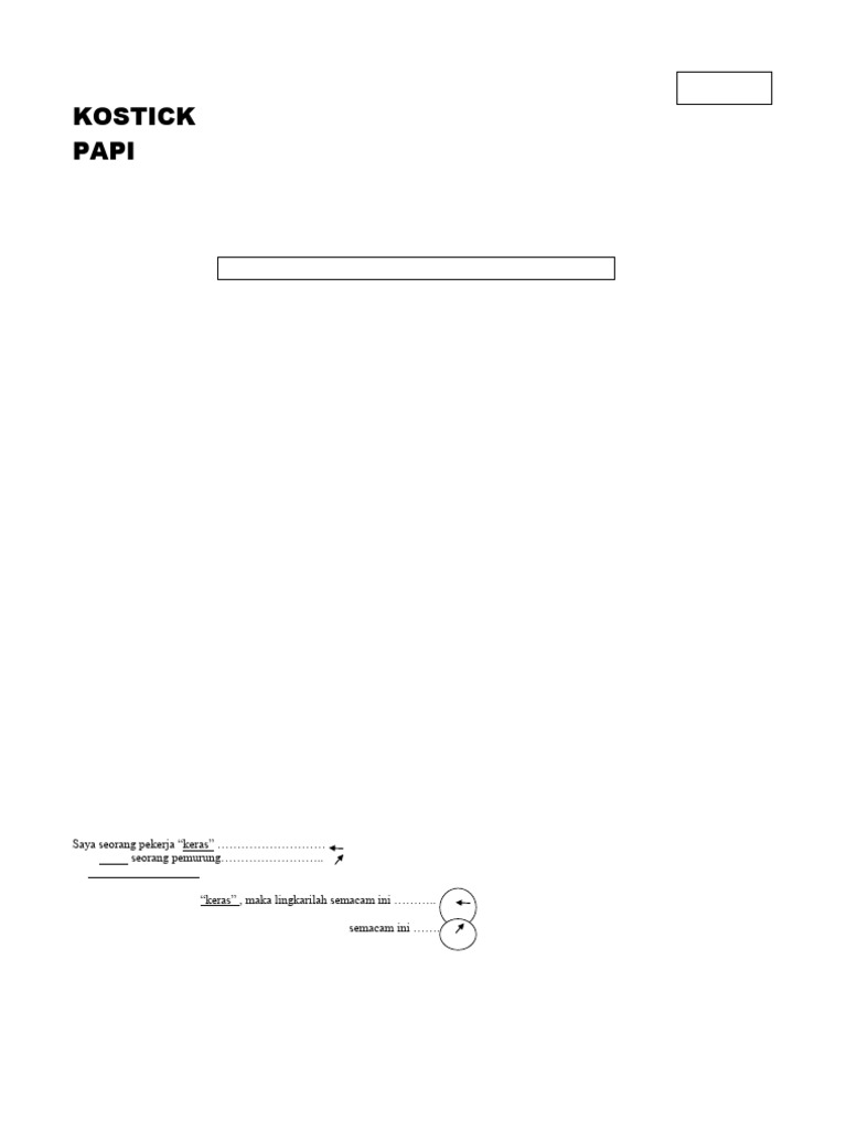 Papi Kostik Test | PDF