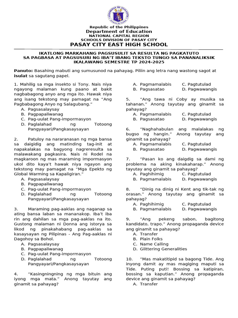 PAGBASA-Q3-TO-PRINT | PDF