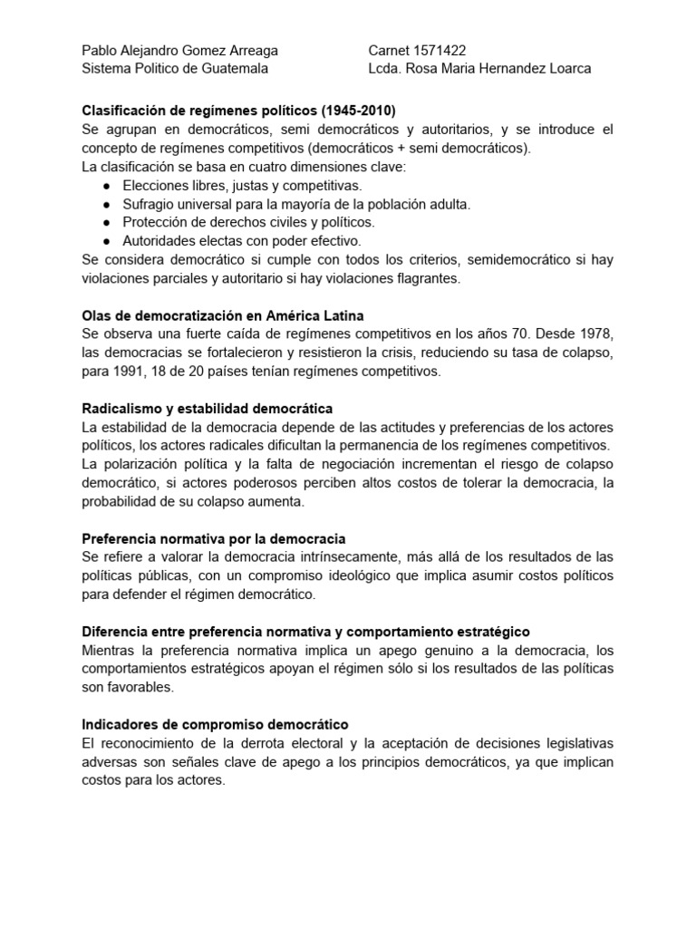 Elementos Importantes de La Democracia | PDF | Democracia | Ideologías ...