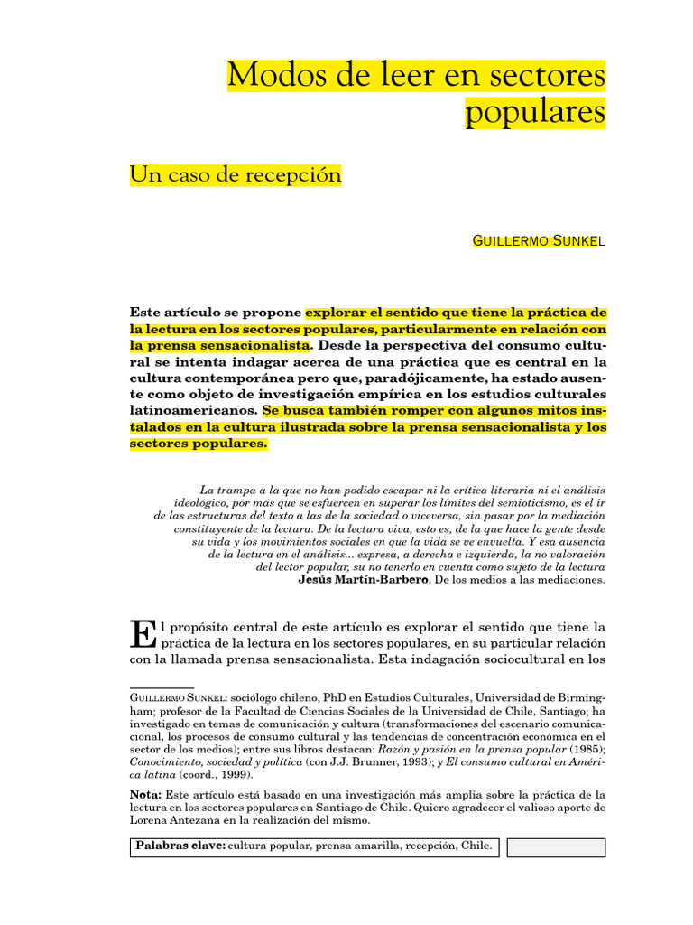 2.3 Sunkel | PDF | Estudios culturales | Sociedad