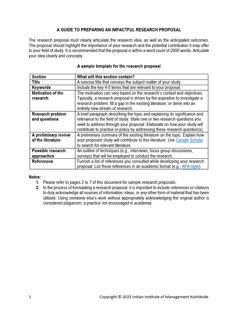 Sample Research Proposal Tempate | PDF | Artificial Intelligence ...