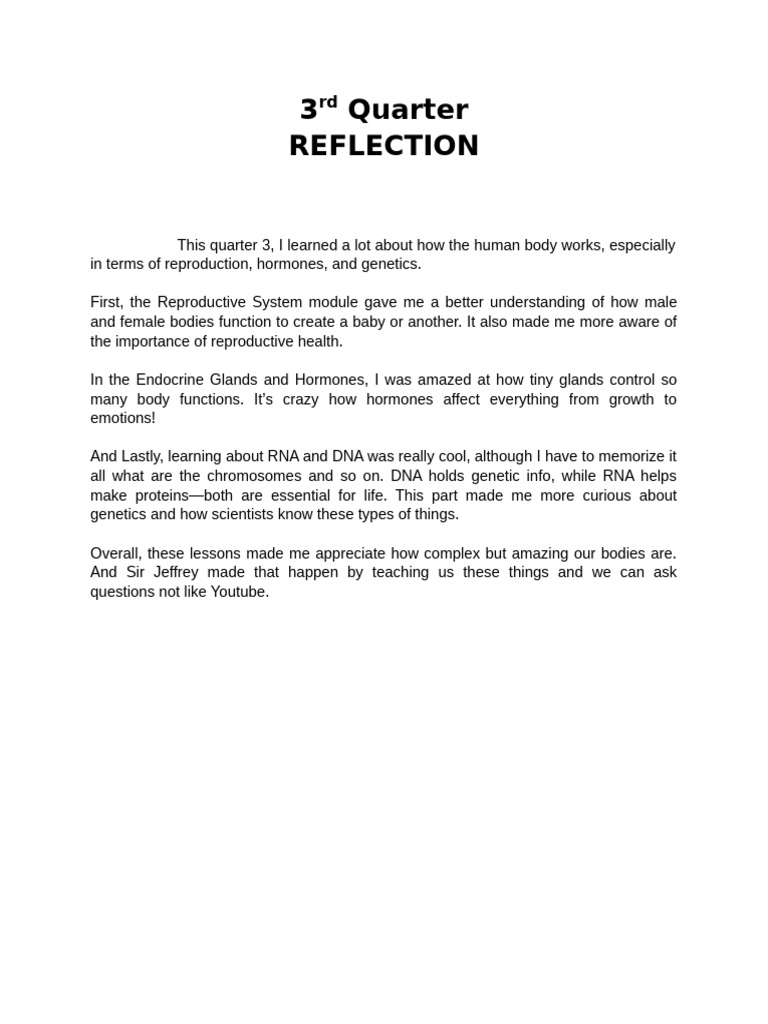 3rd Quarter | PDF