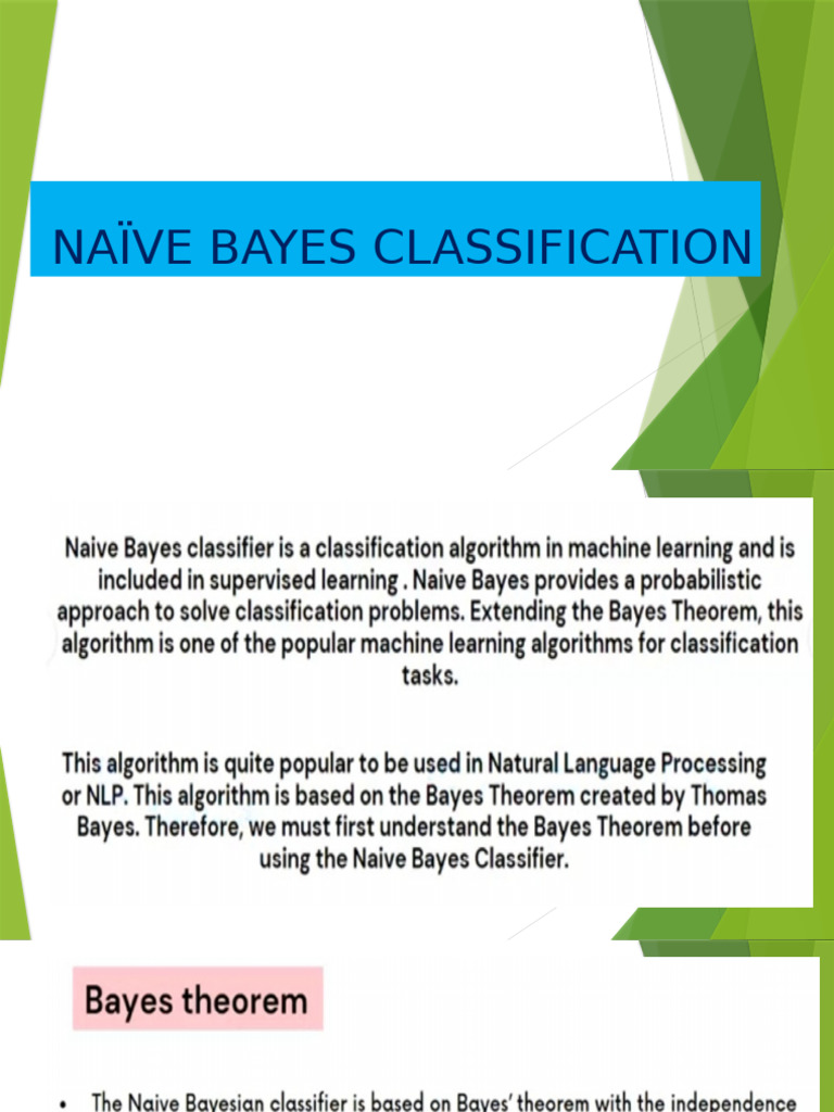 Naive Bayes Classification | PDF