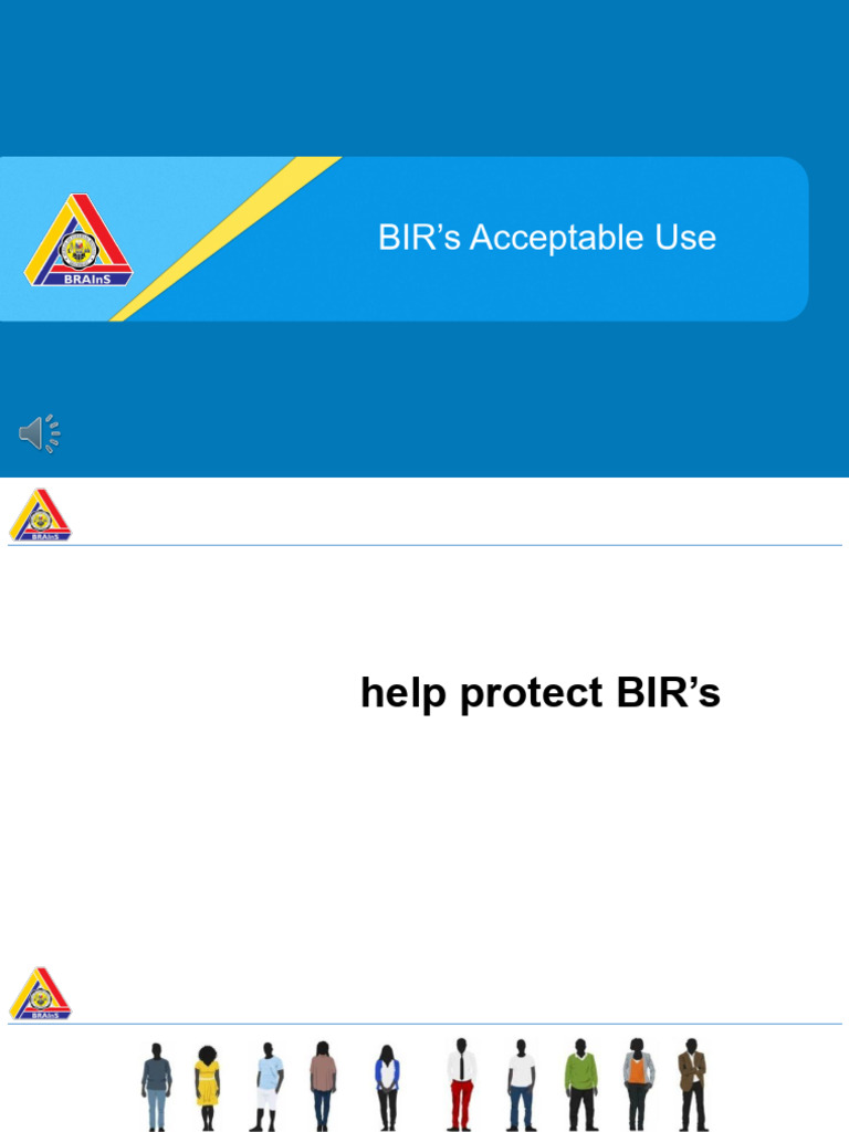 05 ISAB 2.0 PG - V BIRs Acceptable Use | PDF | Password | Security