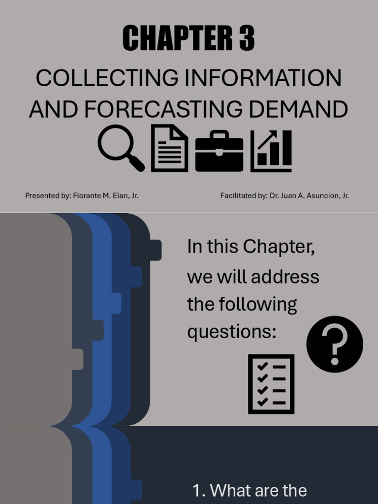 Chapter 3 - Collecting Information and Forecasting Demand | PDF | Marketing | Demand