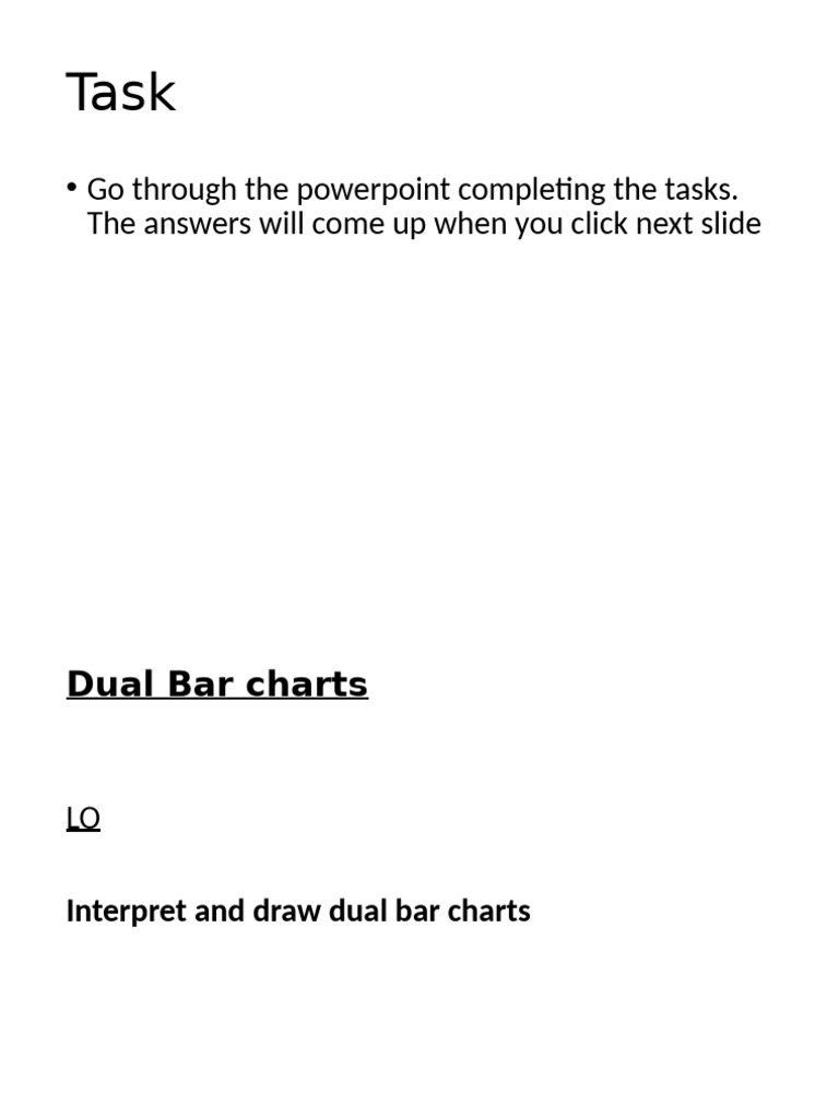 Dual Barcharts and Compound Bar Charts | PDF