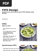 Synchronous FIFO Design Specification | PDF | Computing | Computer Programming