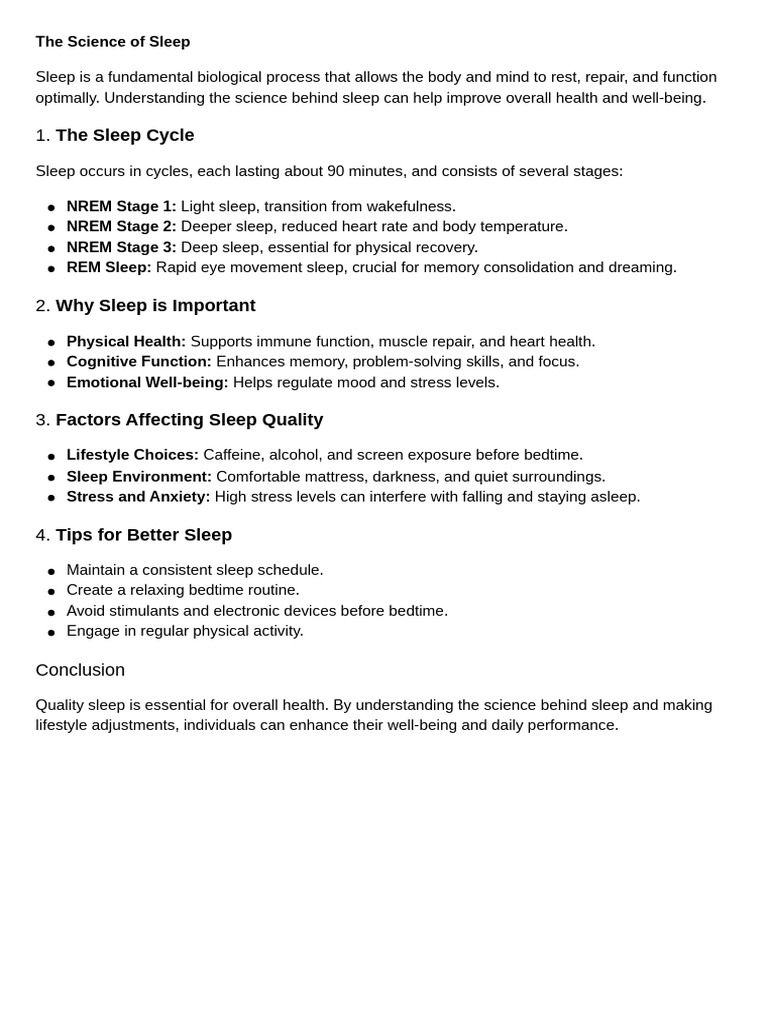 Enhance Your Sleep Quality Strategies | PDF
