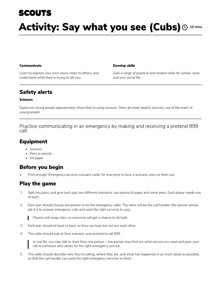 activity-say-what-you-see | PDF