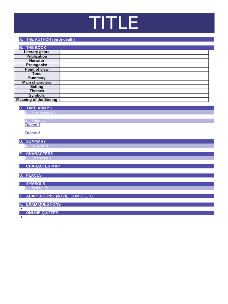 Book Model Summary and Analysis | PDF