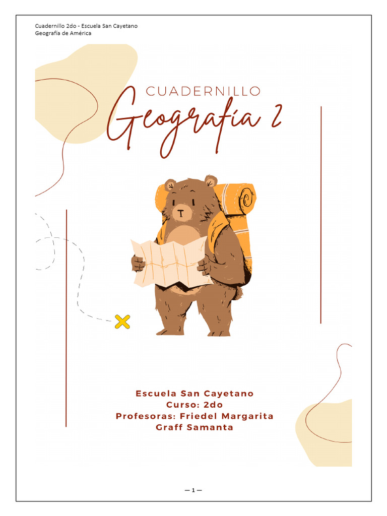 Cuadernillo Geografia 2do PDF | PDF