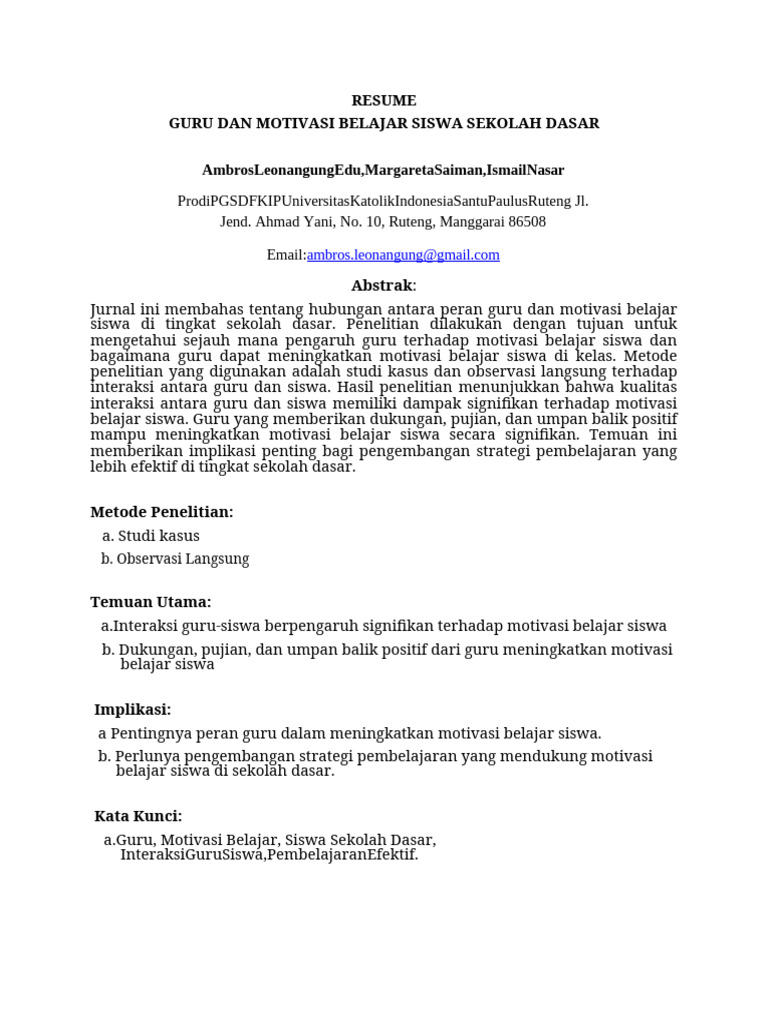 Resum jurnal cecep -soleh | PDF