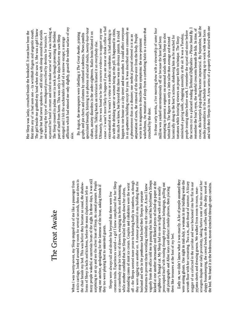 ARMFIELD, Julia. The Great Awake | PDF