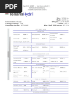 9 5-8 P110 Tenaris Blue | PDF | Pipe (Fluid Conveyance) | Manufactured ...