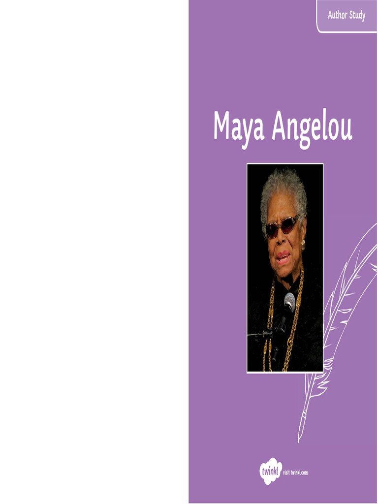 Maya Angelou Author Study Pack - Ver - 7 | PDF