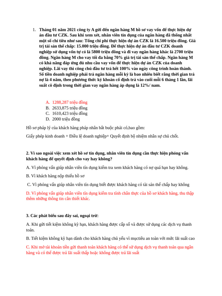 Giải GK cô Nga | PDF