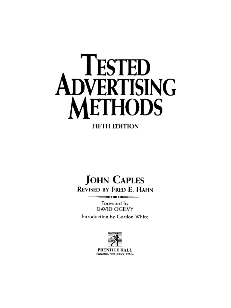John Caples - Tested Advertising Methods | PDF | Advertising | Newspapers