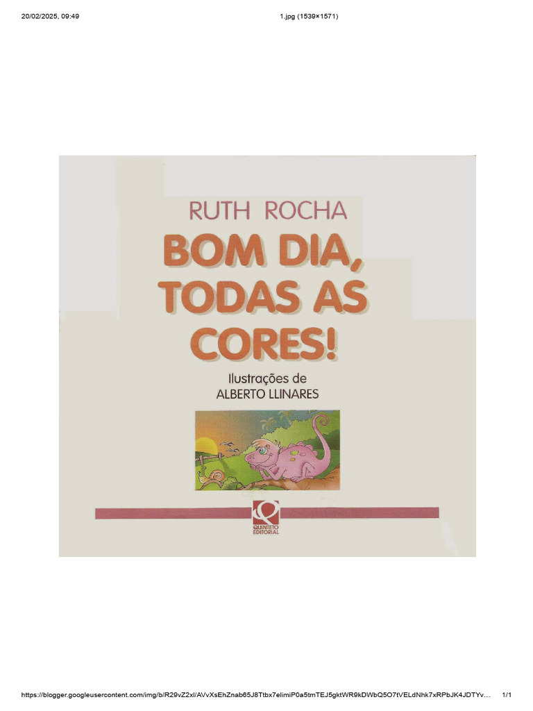 Todas As Cores Ruth Rocha | PDF