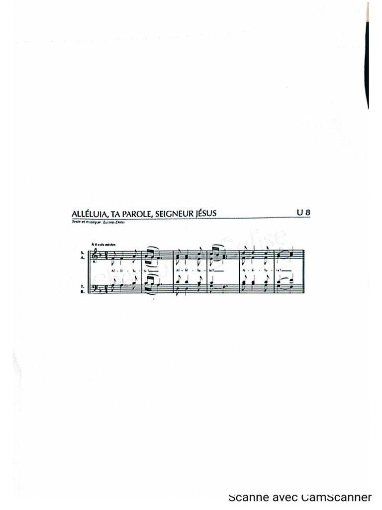 Alléluia U8 | PDF