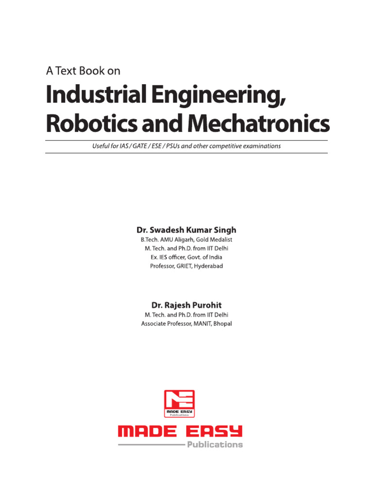 ME - Industrial & Robotics - Book (2017) | PDF