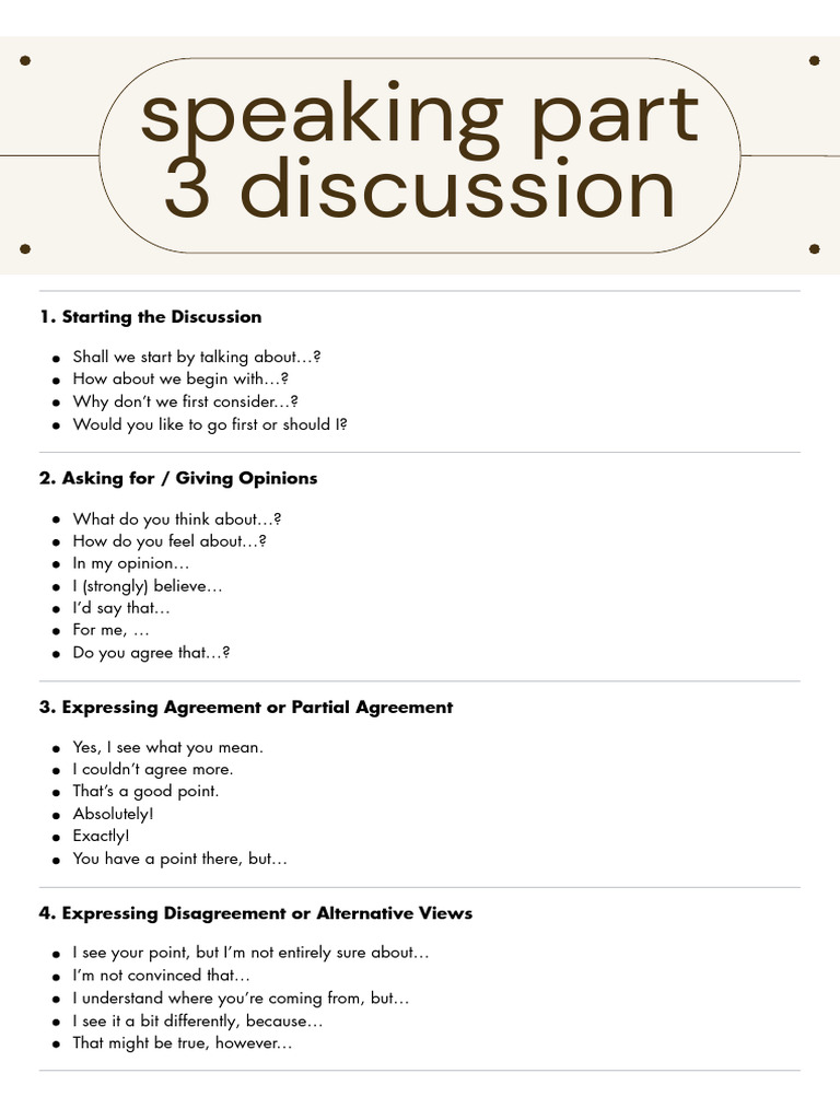 Discussion Starters Worksheet | PDF