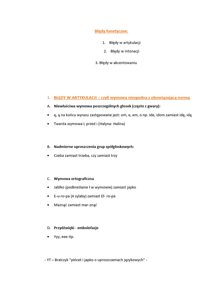 Fonetyka CW 3 | PDF